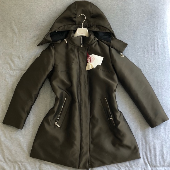 Moncler | Jackets & Coats | Authentic Moncler Silkblend Coat With Tags ...